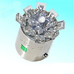 ■商品概要形状：12V用 ピン式口金型　BA15S型 （口金直径15mm）定格：12V 0.85Wライセンス、マーカー、ポジション用ウインカー球として使用するにはICリレーが必要な場合があります。・口金金属部がマイナスになるマイナスアース車...