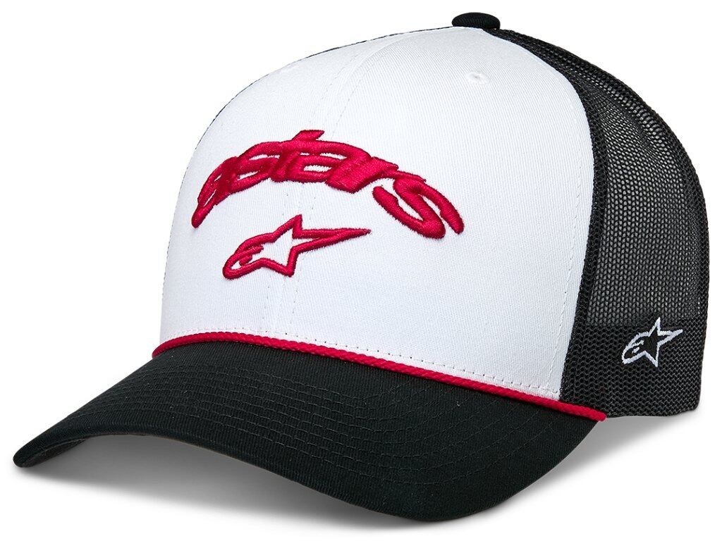 ■商品概要メーカー品番D8777(1235-81460-2010-OS)カラー：ホワイト／ブラックサイズ：フリー素材：コットン100％■詳細説明・カーブバイザーとしっかりとしたクラウン(帽子の前面パネル)構造を採用。・フロントはツイル生地、...