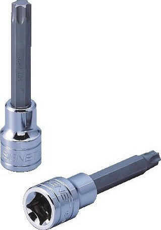 ■商品概要●ロングタイプ●差込角inch(インチ)(SQ)：1／2●サイズ：T55●全長(L1：mm)：100●軸長(L2：mm)：62●外径(D：mm)：24■詳細説明◆使いやすいロングビットソケット。■注意点※メーカー都合により商品の仕...