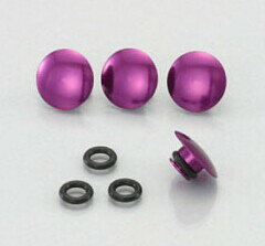■商品概要カラー：パープル素材：アルミM10用入数：4■詳細説明●キャップボルト用化粧カバー。●ABSとアルミ（Oリング付属）の2タイプ●購入前に取り付けるボルトの径及び付近のスペースを必ずご確認ください。■適合車種&ensp;&ensp;...