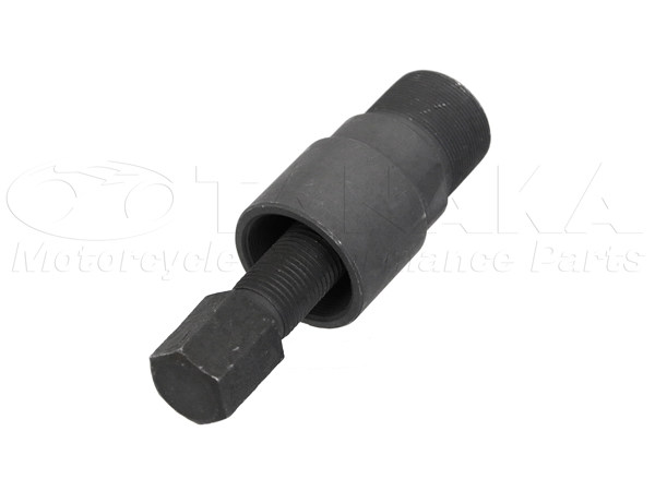 ■商品概要【全長】約60mm(ソケット部のみ)【適合ネジサイズ】・M27×P1.00(逆ネジ) 凸側・M28×P1.00(正ネジ) 凹側■詳細説明ノーマルフライホイールの脱着の際に使用する専用工具 となります。モンキー/カブ系エンジンや田中...