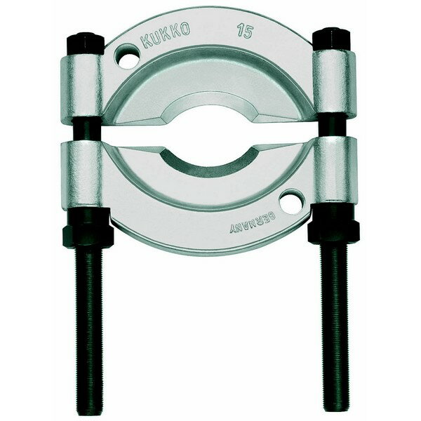 ■商品概要能力(mm)：5-602本のボルト間距離(mm)：60質量(kg)：0.7■詳細説明ボールベアリング、ローラーベアリング、インナーレースやその他固着した部品の引き抜き作業に使用します。部品を引き抜くにはセパレーターに適したサイズの...