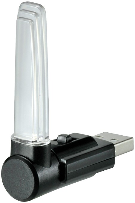 ■商品概要LEDカラー：ホワイト電源電圧：DC5V消費電流：18mAON/OFFスイッチ付■詳細説明USB電源で光るLEDランプです。インパネ周りやコンソールボックス等の間接照明として便利です。■注意点>※エアバックの作動や運転の妨げになる...