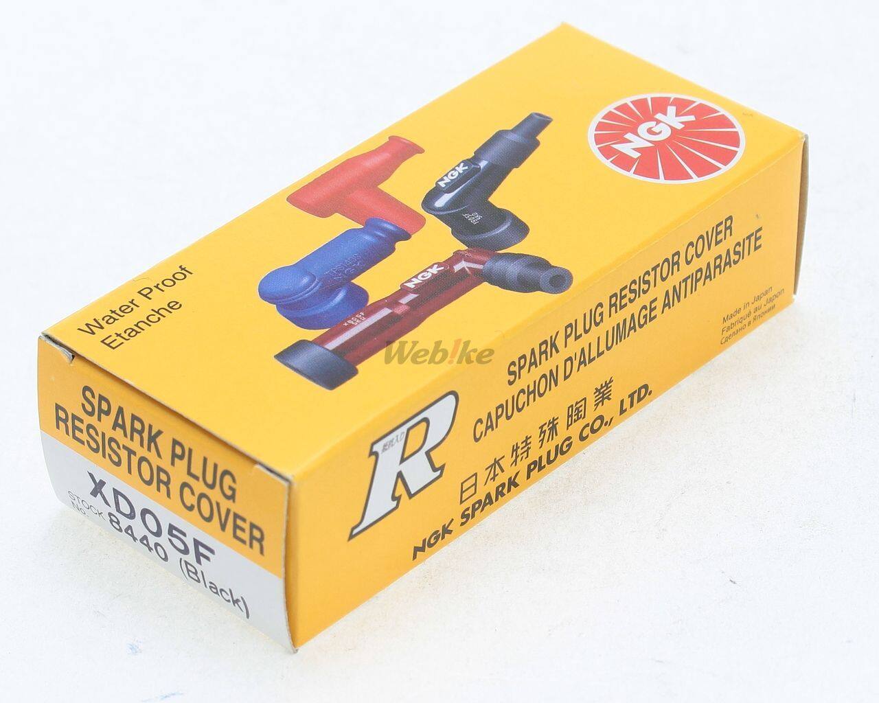■商品概要【ストックナンバー】 8440【NGK品番】 XD05Fカラー：ブラック外観形状：102°タイプシールドゴムサイズ：BC・D・Cタイププラグ用抵抗値：5kΩターミナル形状：ネジ形■詳細説明プラグのスパークによって発生するノイズを軽...