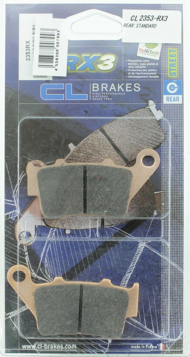 ■商品概要素材：ハイパフォーマンス シンタードメタル中型から大型バイク向け1キャリパー分■詳細説明街乗りからサーキットまで対応できる強い制動力とリニアなコントロール性、バイクの姿勢はリアブレーキが重要です。リア専用設計。【かんたんブレーキ】...