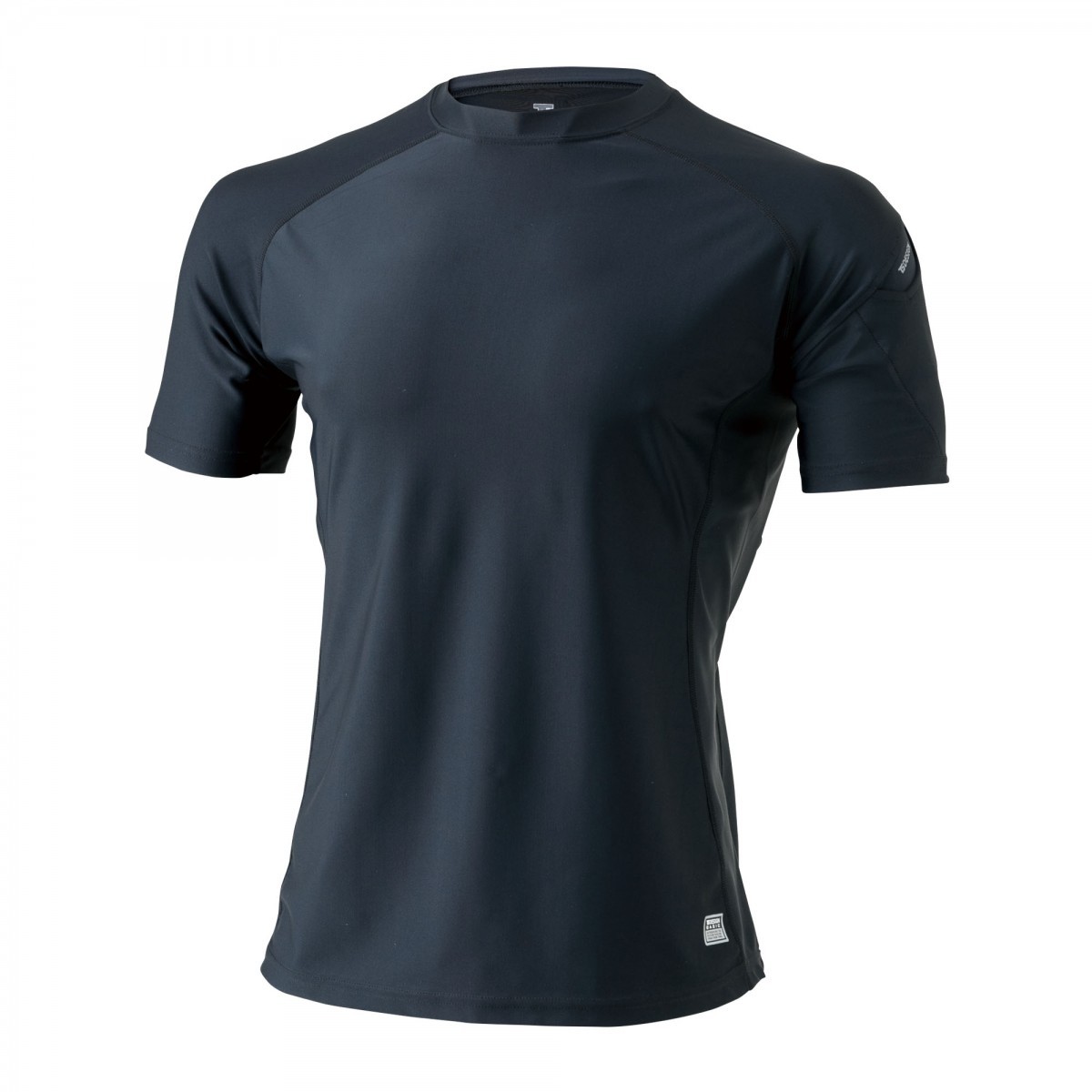 ■商品概要カラー：ブラック／ブラック素材：クールアイス混率：ナイロン80％・ポリウレタン20％背中反射プリント■詳細説明新感覚。ゆるピタインナー