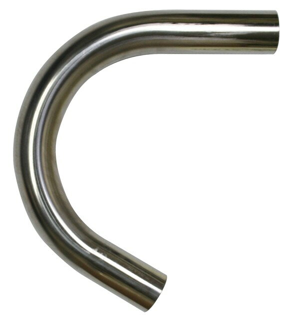■商品概要Φ45 t=1.5 R120 SUS(ステンレス)曲げ角度：150／全長約：510mm■詳細説明オリジナルマフラー製作に！マフラー製作に大変便利なベンドパイプです。曲げはCF POSH社パイプベンダーにて製作し、角度に関わらず真円...