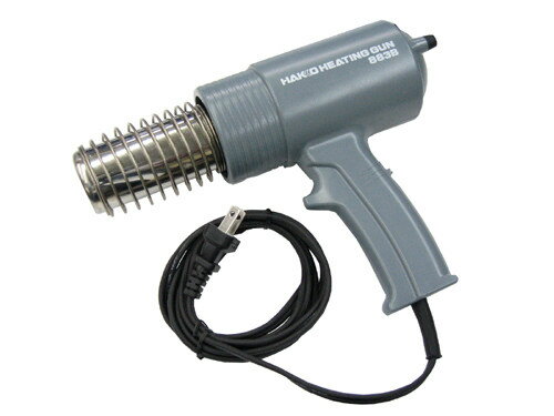 ■商品概要商品仕様電源：AC100V 50/60Hz消費電力：1000W最高温度：500度温度調節：不可風速：1250m/min風量：0.2m2/min寸法：260×190×75mm重量：750g■詳細説明塗装の着色時の乾燥など熱加工にお使...