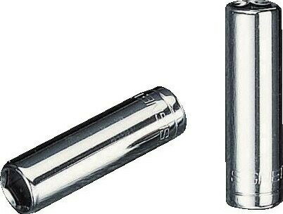 ■商品概要●6角タイプ●差込角inch(インチ)(SQ)：3／8●サイズ(inch(インチ))：1／2●全長(L：mm)：64●先端部外径(D1：mm)：18●差込部外径(D2：mm)：18●ソケット深さ(T：mm)：27●ミラー仕上げ■詳...