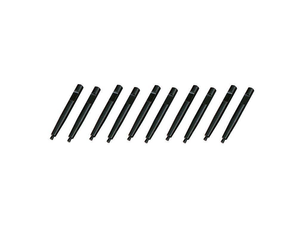 ■商品概要【全長】 36mm【重量】 40g【入数】 10本組【セット内容】・直型Φ2.0 10本■詳細説明7種の先端クローを設定しています。クローは特殊工具鋼で独自の熱処理により強く、逆テーパの先端形状で、作業中スナップリングを落としにく...