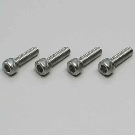 ■商品概要4本入りM6×L20mmネジピッチ1.0mm■適合車種&ensp;&ensp;&ensp;備考: 汎用