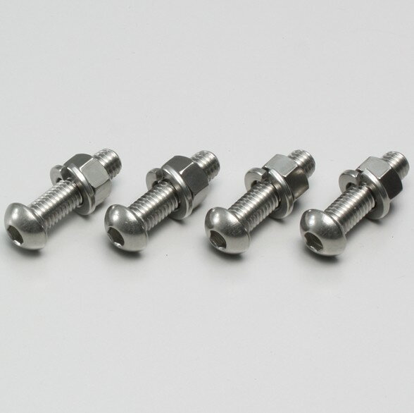 ■商品概要4本入りM8×L30mmステンレスナット・スプリングワッシャ付■適合車種&ensp;&ensp;&ensp;備考: 汎用