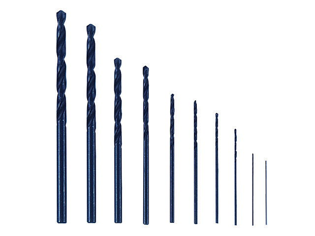 ■商品概要【製品仕様】形状：Φ0.3mm／0.5mm／0.8mm／1.0mm／1.2mm／1.5mm／2.0mm／2.5mm／3.0mm／3.2mm材質：ハイスシャフト径：各ドリルの先端径と同径■詳細説明用途：鉄、非鉄金属、木材、樹脂材料の...