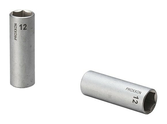■商品概要サイズ：12mm差込角サイズ：1／4(6.3mm)ソケット外寸：直径＝Φ16.6mm 長さ＝50mm重量：47g【素材／材質】クロムバナジウム鋼表面仕上：下地に二層のニッケルクローム／最終仕上げはマットクローム【仕様】レーザーマー...