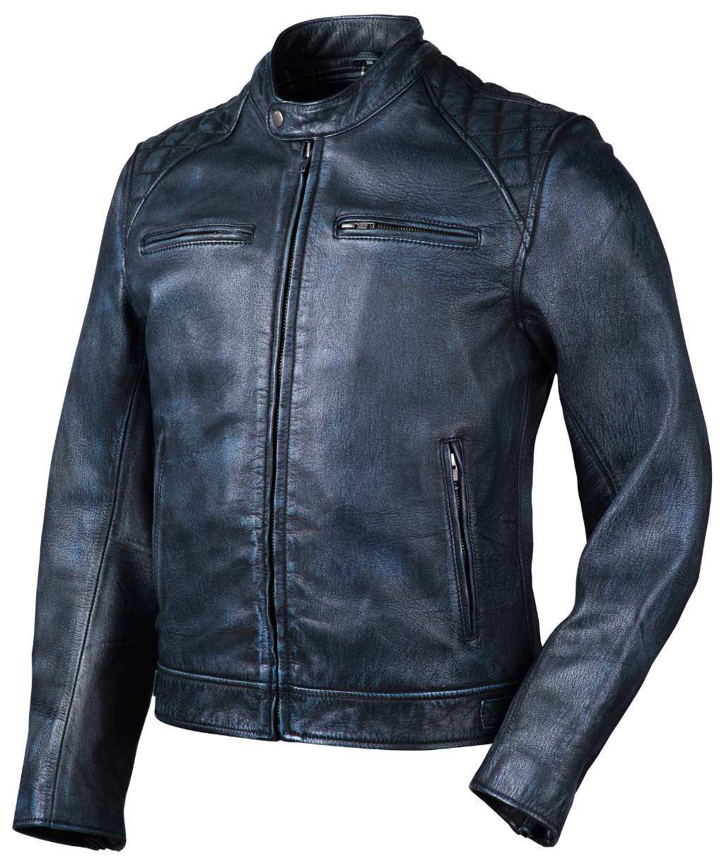 ■商品概要カラー：ネイビー素材：やぎ革サイズ：M、L、XL、2XLプロテクター標準装備・両肘・両肩・両胸・背中■詳細説明春と 夏を 攻める。ゴートスキンのしなやかさ、かつ、頑丈な質感をそのまま、シングルライダースに仕立てた。肩口・背面上部に...