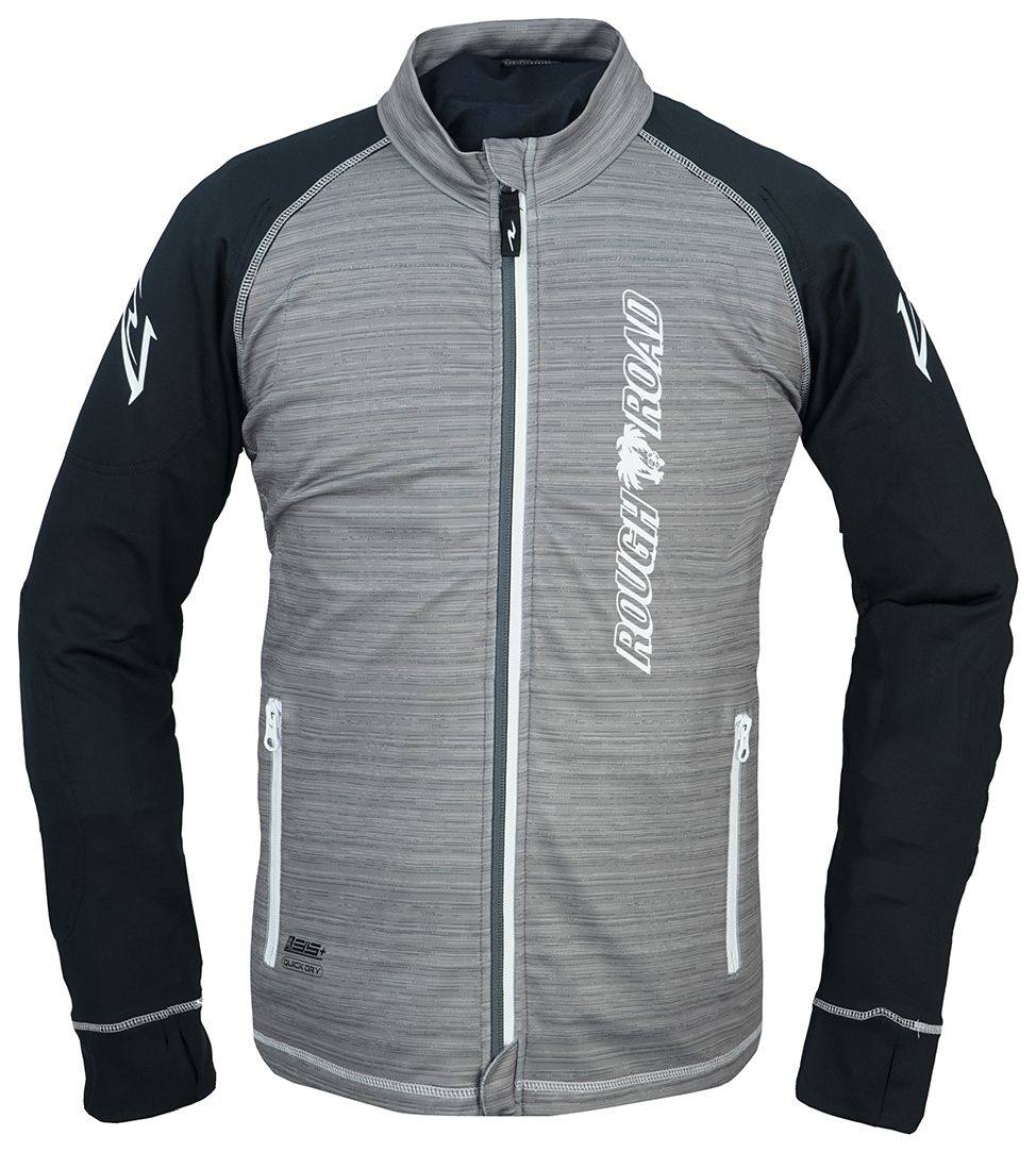 ■商品概要【カラー】ヘアライングレー×ブラック【セット内容】・RR7558 アーマージャケット・RR10045 エアスルーパッドフルセット(胸・肩・肘・脊椎)【素材／材質】icemoothニット【仕様】メッシュタイプの胸・肩・肘・脊椎パッド...