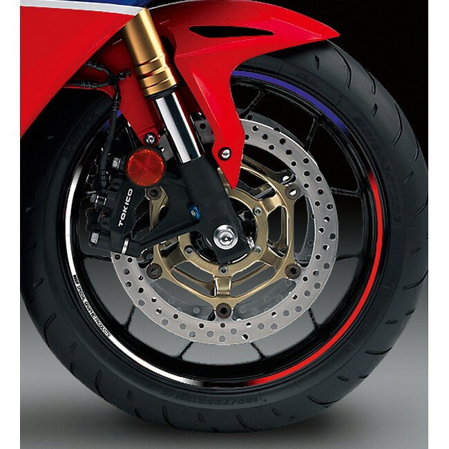 ■商品概要●ライン幅：6mm【セット内容】・MDFロゴステッカー5枚■詳細説明トリコロールカーラーのバイクやフランス車に最適なリムストライプで、足回りのモディファイをお楽しみください。リムストライプはすべて前後ホイール車両1台分のセットとな...