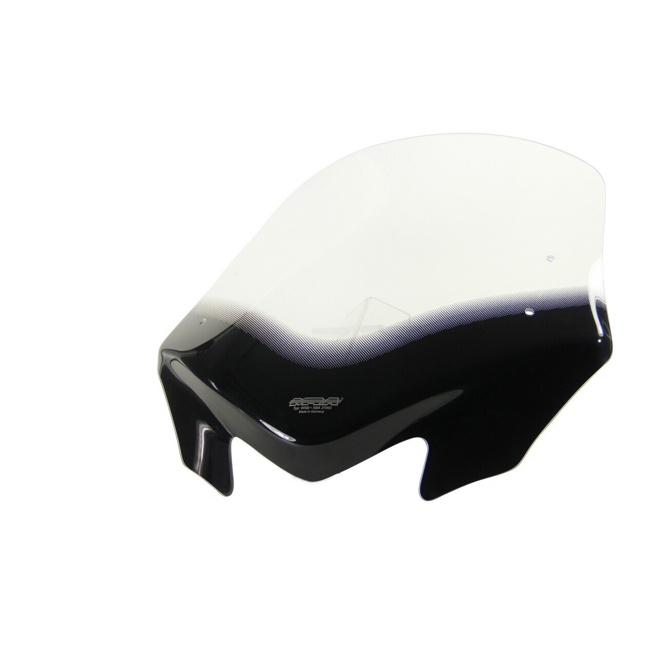 ■商品概要穴加工：不要素材：アクリルサイズ：幅400mm×長さ420mmタイプ：V-FLOW Z スタンダード生産国：ドイツ■詳細説明汎用タイプスクリーンに新たな形状が登場。今までメーターが大きすぎてスクリーンがメーターと干渉する車種や適合...