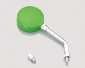 ■商品概要カラー：ライムグリーンステータイプ：90L取付部ボルト径：8mmミラーサイズ：Φ70M10ミラーアダプター付属■詳細説明カラーバリエーションが豊富でシンプルな丸型ミラー。手軽なドレスアップパーツ。多種多様なバリエーションを揃えてい...