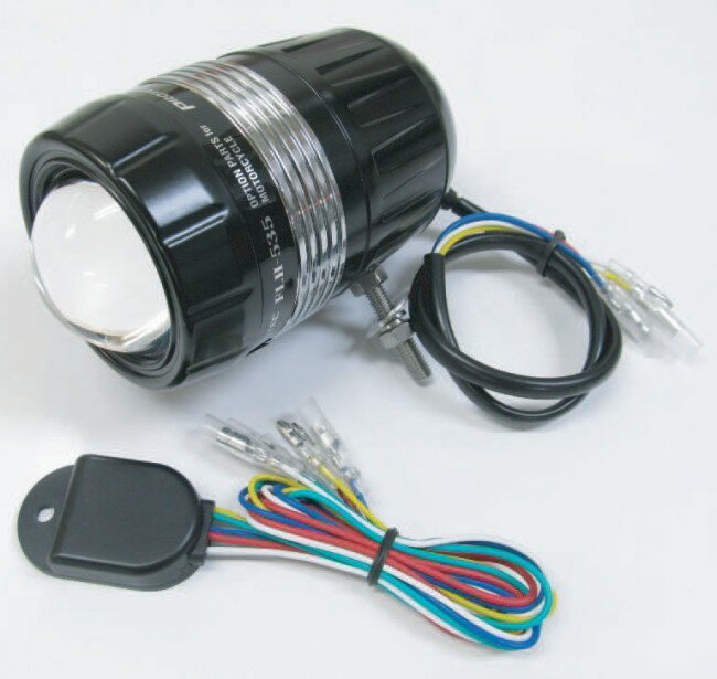 ■商品概要外形寸法：W70mm×H70mm×D130mm　※突起部を除く取付けボルトサイズ：M6×30mm重量：530g定格電圧：DC12V入力電力：28W色温度：6000K■詳細説明HIDを超えた明るさと更に省電力入力電力は28W、色温度...