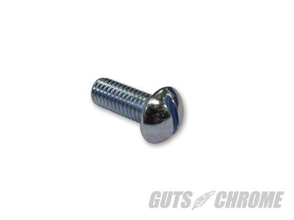 ■商品概要メーカー：GUTS CHROMEサイズ：3/8、ネジ部長さ：1インチユニクロメッキ■詳細説明ラウンドのマイナスボルトです。マフラーのバッフル取りつけのボルトなどアクセントとして使用すればオシャレなパーツです。■注意点※強い締めつけ...