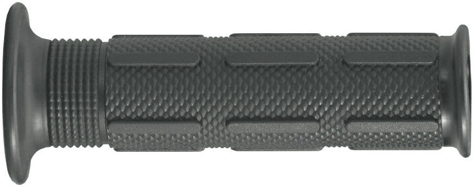 ■商品概要材質[素材]：PVC+Rubber(SUPERSOFT)デザイン：HURDLE色[カラー]：ブラックタイプ：OEM-RR GRIPS仕様：貫通内容量[数量]：左右セット【サイズ】長さ：127mm内径：Φ22/24mm■詳細説明純正...