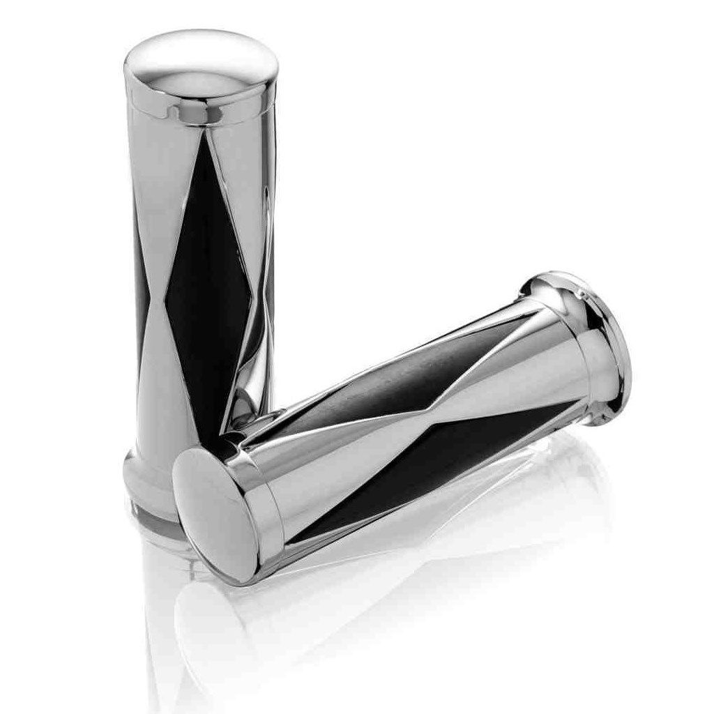 ■商品概要ポーカーグリップ素材： プラスチックカラー：ステンレス■詳細説明Plastic grips model Poker， chromed and with black rubber foraperfect grip. They imp...