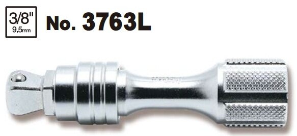 ■商品概要差し込み角：3/8'(9.5mm)D1(mm)：18D2(mm)：15■詳細説明オフセットエクステンションバーで好評なフレキシブルと固定の2段階活用タイプです。不意にソケットが外れないようにロック機構を備えています。■注意点※ソケ...