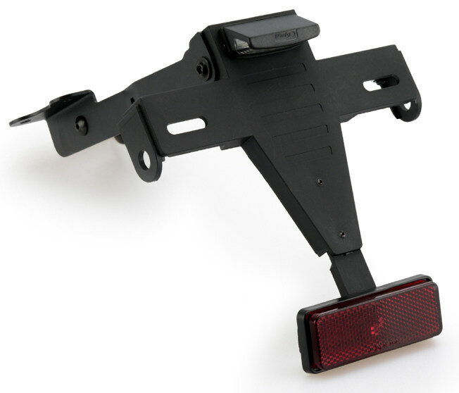 ■商品概要カラー：ブラック素材：スチールライセンス灯、リフレクター付属■詳細説明各車種専用設計による、確実なフィッティングを実現。装着によりカスタムイメージアップに大きく貢献します。耐久性を考慮し厳選したスチール素材に専用のエポキシ塗料での...