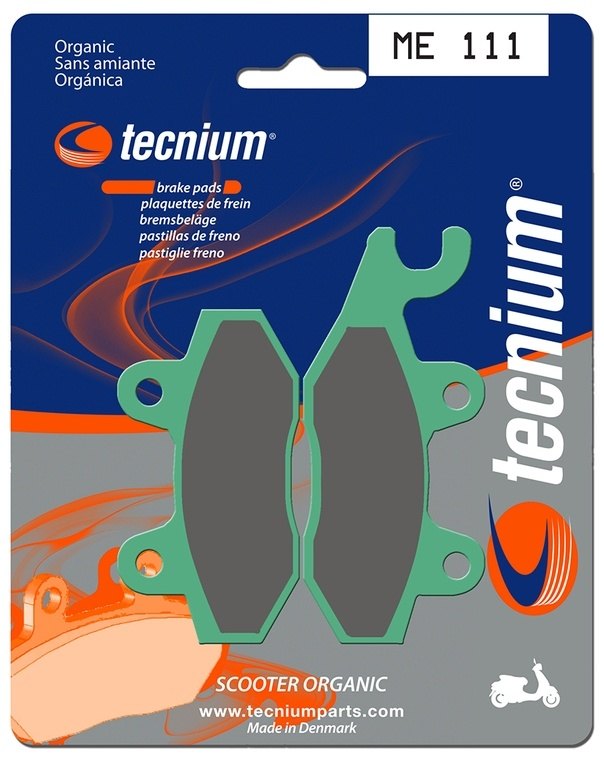■商品概要【メーカー品番】ME111ブレーキパッドタイプ：交換用ホモロゲーション：TUV-ホモロゲーション材質：オーガニックシチュエーション：スクーター■詳細説明TECNIUM developed a full range of perfo...