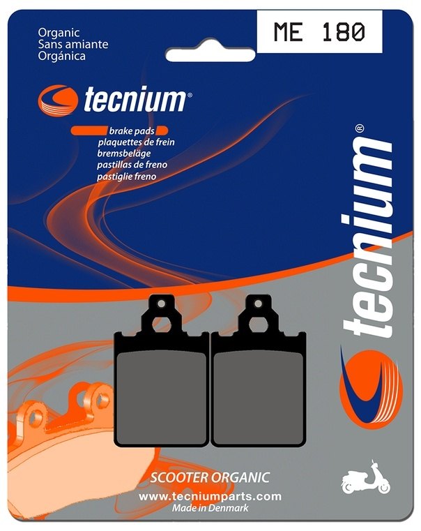 ■商品概要【メーカー品番】ME180ブレーキパッドタイプ：交換用ホモロゲーション：TUV認証材質：オーガニック用途：スクーター■詳細説明TECNIUMは各カテゴリーに対応する高性能ブレーキパッド／シューを幅広く展開しています。オーガニックパ...