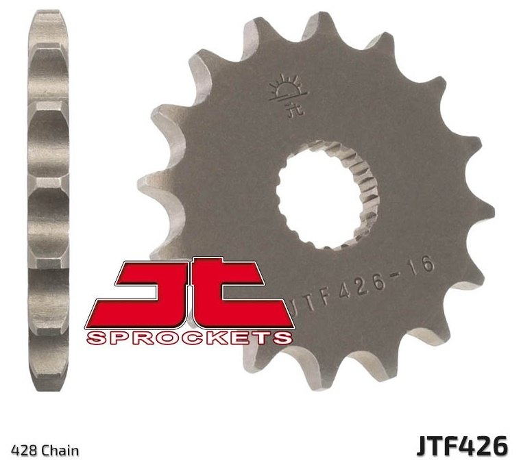 ■商品概要【メーカー品番】JTF426.14・Chain pitch：428・Front sprocket type：426・Material：Steel・Front sprocket version：Standard・14Teeth■詳細...