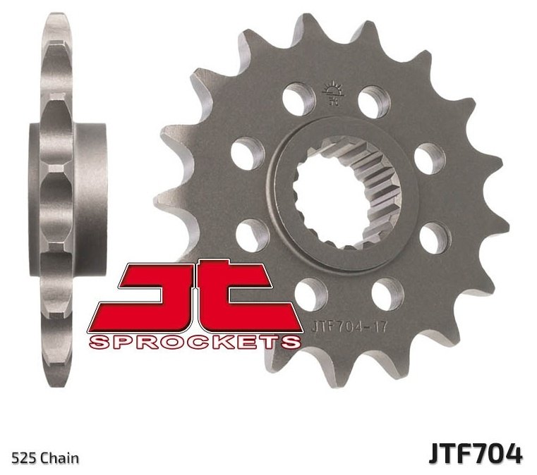 ■商品概要【メーカー品番】JTF704.17・チェーンピッチ：525・フロントスプロケットタイプ：JTF704・材質：スチール・フロントスプロケット仕様：スタンダード・17丁代替製品：JTF704RB(純正タイプラバークッションフロントスプ...