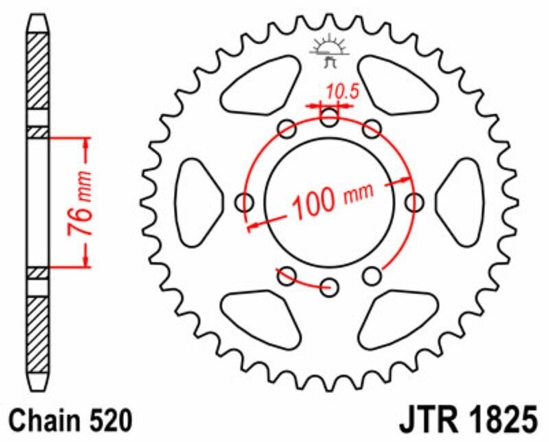 ■商品概要【メーカー品番】JTR1825.40・Rear sprocket teeth count：40・Material：Steel・Rear sprocket version：Standard・Rear sprocket type：18...
