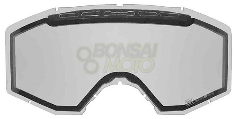 ■商品概要アリエテ オフロードゴーグル対応(8K専用)ダブルクリアレンズ強力なアンチフォグコーティングアンチスクラッチベンチレーション有りティアオフピン無し■詳細説明エンデューロ・モトクロス世界選手権を席巻するイタリアンブランドariete...