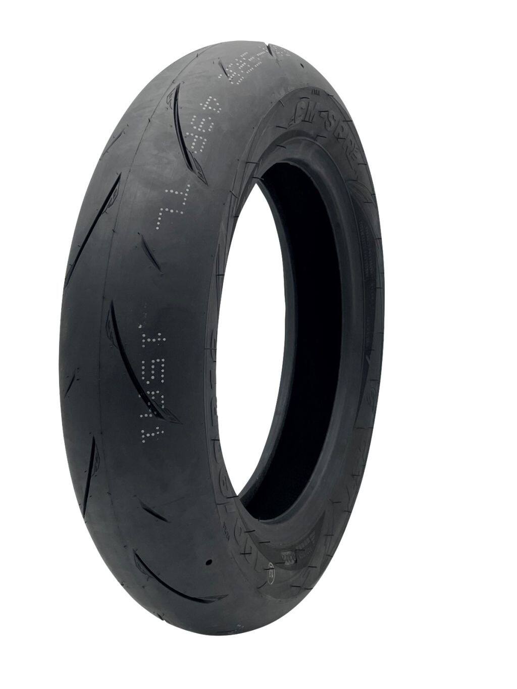 ■商品概要チューブレスタイヤラジアルタイヤフロント用リム径(インチ)：12タイヤ小分類：オンロードタイヤ・サーキット向けタイヤ幅(mm)：100扁平率(％)：90スピードシンボル：P対応タイヤサイズ：100/90R12 49P TL■詳細説...