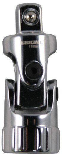 ■商品概要差込角(DR)：1／2全長(L)：68mm端部外径(D1)：24.8mm先端部外径(D2)：26.6mm重さ：146g素材：クロムバナジウム鋼(Cr-V)■詳細説明ユニバーサルジョイントの稼働部にスプリングがついており、先端を真っ...