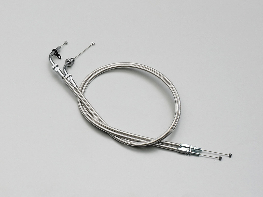 ■商品概要アウター長さ1110/1110mmケーブル2本引きタイプロング表示はノーマル比カラー：ステンレスメッシュ■注意点※ワイヤーオイルを定期的に注入してください※画像はイメージです。※画像には他のカラーリング／他のタイプが含まれている場...