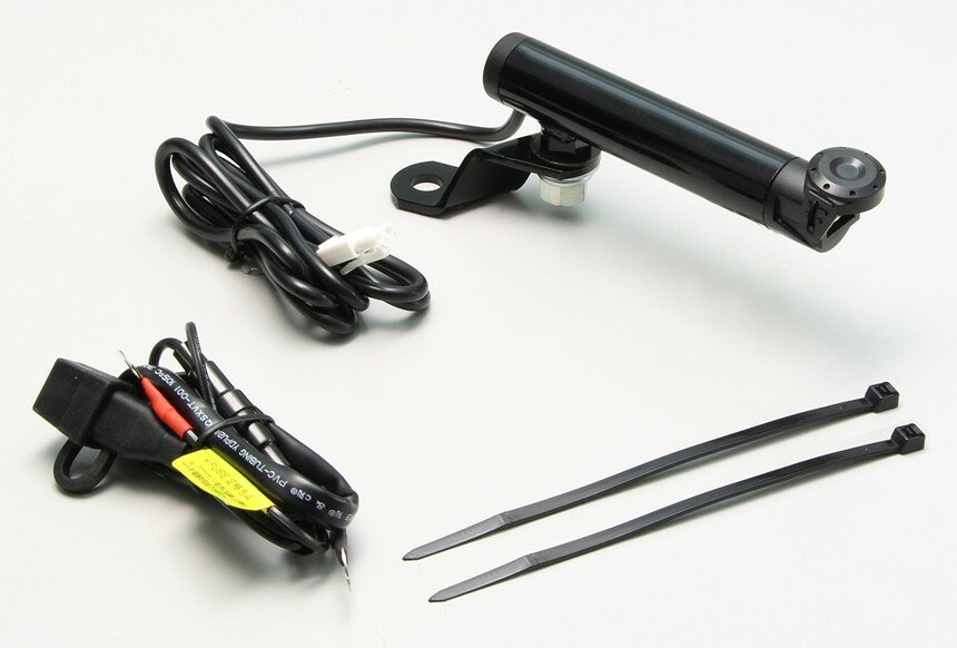 ■商品概要USB電源付【サイズ】・ステー穴：Φ10mm・バー外径：Φ22.2mm・クランプ有効長：68mmショートステーUSB電源(出力5V2.1A)樹脂キャップ付■詳細説明バークランプ式のスマホ＆ドリンクホルダー等の取付に便利。左右ミラー...