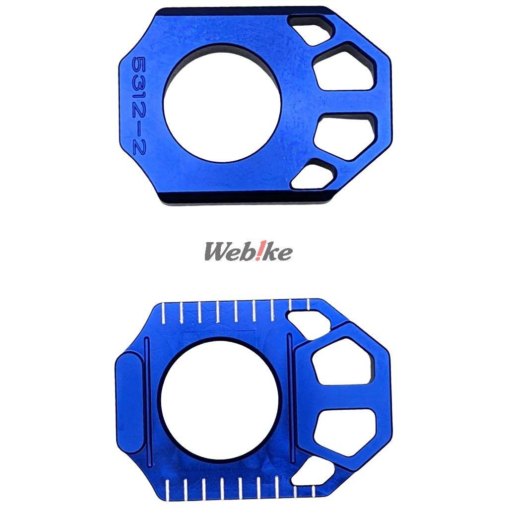 ■商品概要メーカー品番：F7035(ZE93-5312)素材：アルミ■詳細説明外形から目盛りに至るまで全てにCNC加工を施す。のぞき込む必要がなく作業性の向上と正確な調整が可能なサイド目盛り。ホイールベースを長くとるライダーの間で多発するア...