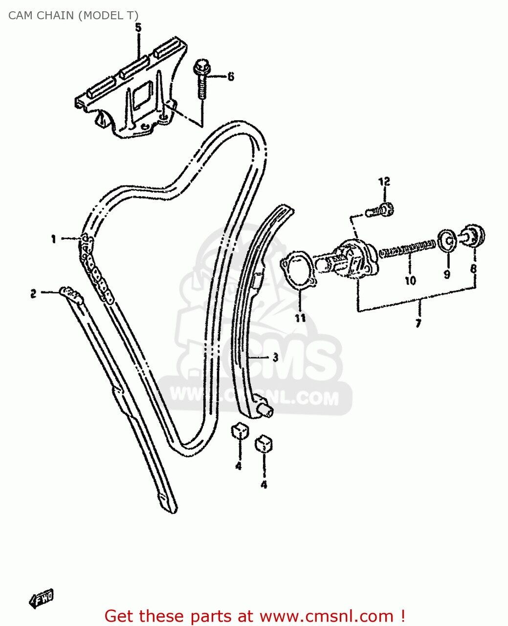 ■商品概要カムチェーン画像番号7■注意点※パーツリストの画像は「Suzuki Gsf600 1995 (s) (e02 E04 E18 E22E25E34)」の車種のものです。※一部商品は、パーツリストの画像番号が変更となり、商品情報記載の...