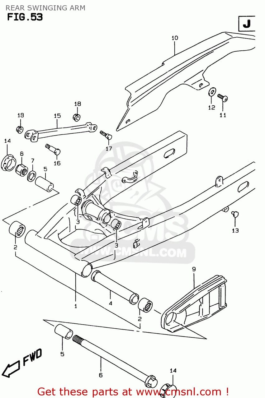 ■商品概要リアスイングアーム画像番号10■注意点※パーツリストの画像は「Suzuki Gsf600 1995 (s) (e02 E04 E18 E22E25E34)」の車種のものです。※一部商品は、パーツリストの画像番号が変更となり、商品情...