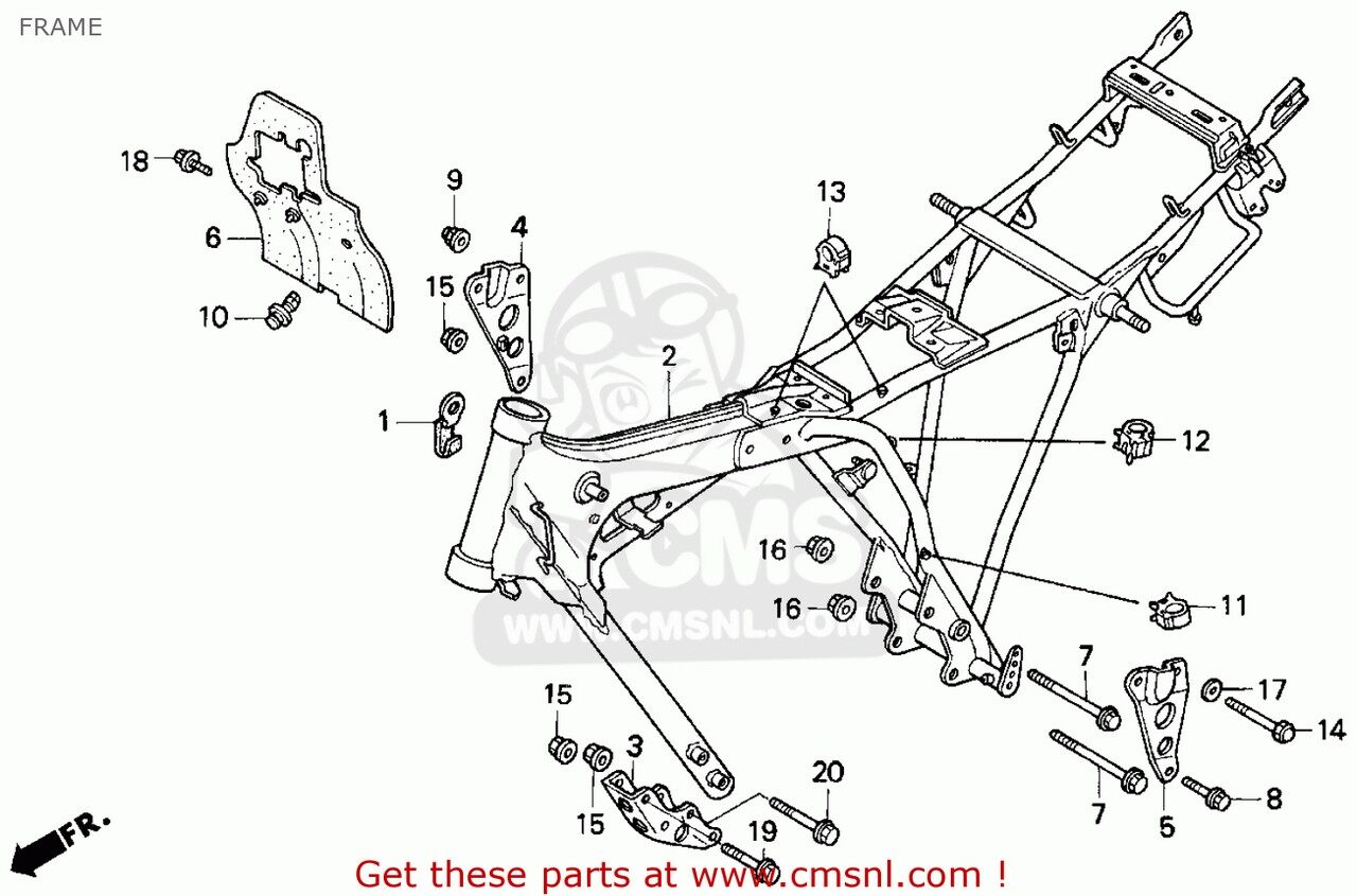 ■商品概要フレーム画像番号2■注意点※パーツリストの画像は「Honda Cb250 Nighthawk 1990 (l) Usa」の車種のものです。※一部商品は、パーツリストの画像番号が変更となり、商品情報記載の画像番号と異なるケースがあり...