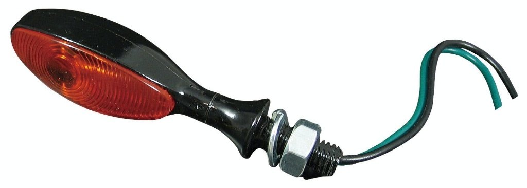 ■商品概要【商品内容】ウインカー本体×1個【カラー】本体：ブラック　レンズ：オレンジ【寸法】本体サイズ/厚さ：約20mm　幅：約65mm　奥約行き：約20mmレンズサイズ/縦：約18mm　横：約44mm取り付けボルトサイズ：M8×20mm口...