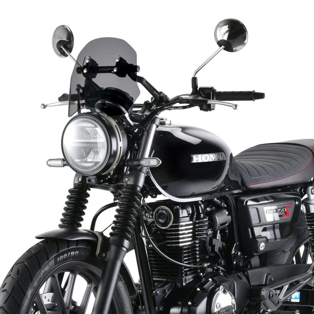 ■商品概要メーカー品番：ZE70-6002タイプ：ショートスクリーンタイプカラー：スモーク(透過率約35％)【素材】・スクリーン：ポリカーボネート・マウントシステム：アルミ合金【表面処理】・サンドブラスト処理・ブラックアルマイト仕上げ(マウ...