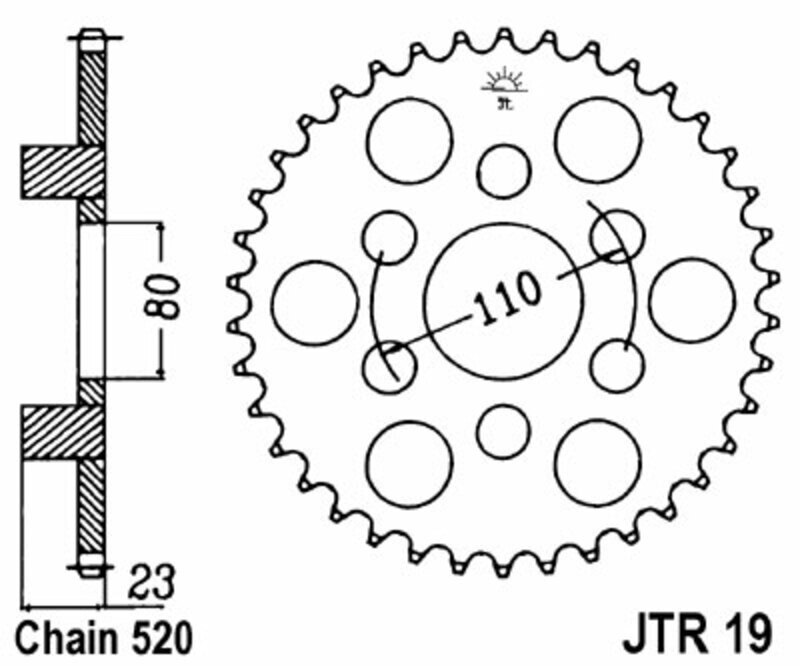 ■商品概要【メーカー品番】JTR19.38Rear sprocket teeth count：38Material：SteelRear sprocket version：StandardRear sprocket type：19Chain ...