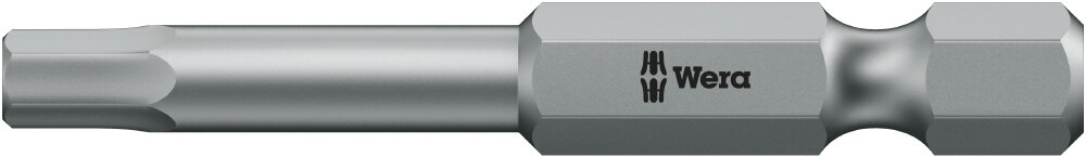 ■商品概要●六角部差込角(inch)：1/4●先端サイズ(inch)：1/4●全長(mm)：50●差込口の溝位置(mm)：9■詳細説明●840/4 Zシリーズ。●汎用性の高い六角穴付きねじ用のタフなWeraビットです。●硬い素材にも強い。●...