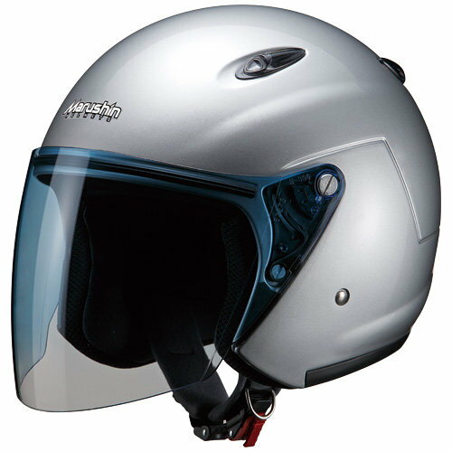 ■属性ヘルメット SGマーク: ○ヘルメット PSCマーク: ○■商品概要カラー：シルバー規格：SG規格【装備】・ワンタッチあごひも【シールド】・UVカット・ビルトインメカ・カラー：ブルーグラデーション(標準装備)ベンチレーション機構：可動...