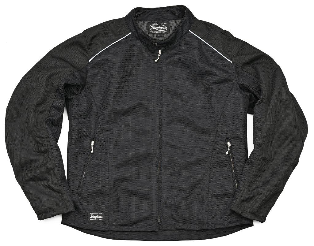 ■商品概要シーズン：春夏カラー：ブラックバイク用ジャケット薄型プロテクター(ひじ／背中)付属CEレベル1フルメッシュCPS規格対応■詳細説明真夏の快適性を求めたシンプルなシングルライダース風デザインのフルメッシュジャケット。ライディングポジ...