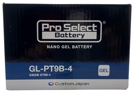 ■商品概要GL-PT9B-4GT9B-4 互換ジェルタイプ 液入充電済【サイズ】9B-4【タイプ】ジェルタイプ【シリーズ】ナノ・ジェル【仕様】・10時間率 容量(Ah)：8・電圧：12V【互換品番】GT9B-4、FT9B-4【商品サイズ】長...